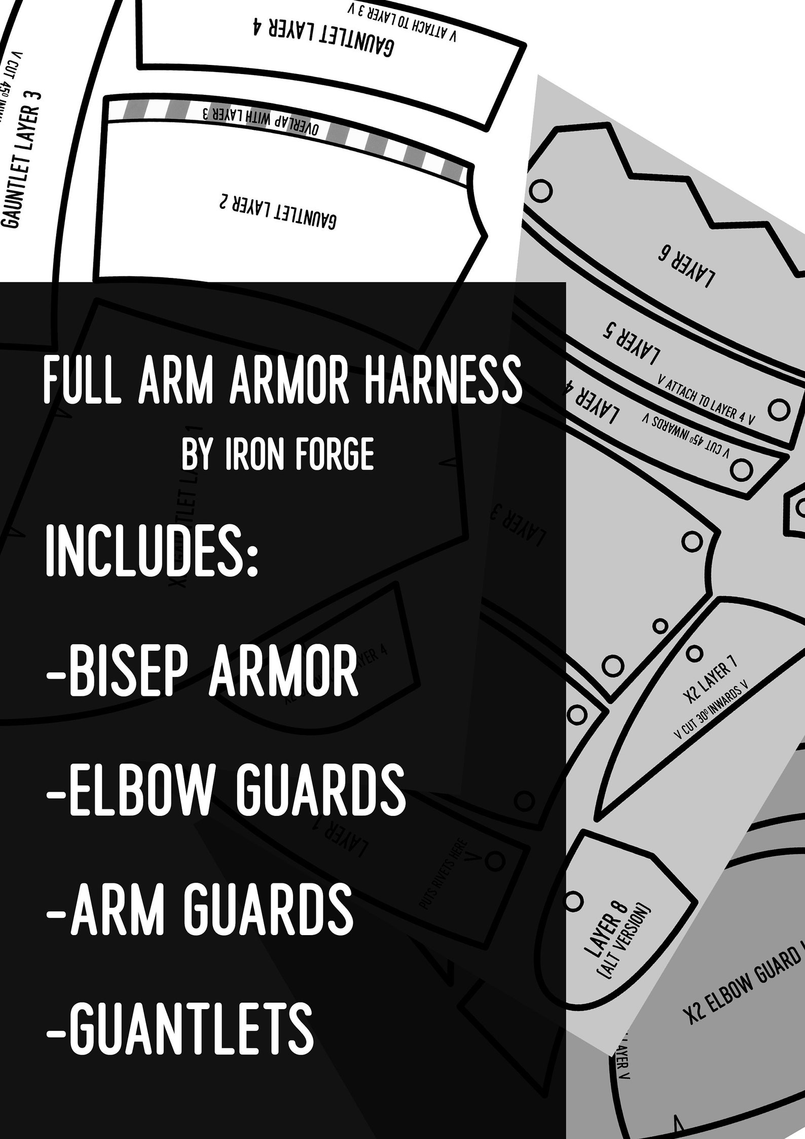 Full Armor Arm Harness (original Design) - Etsy