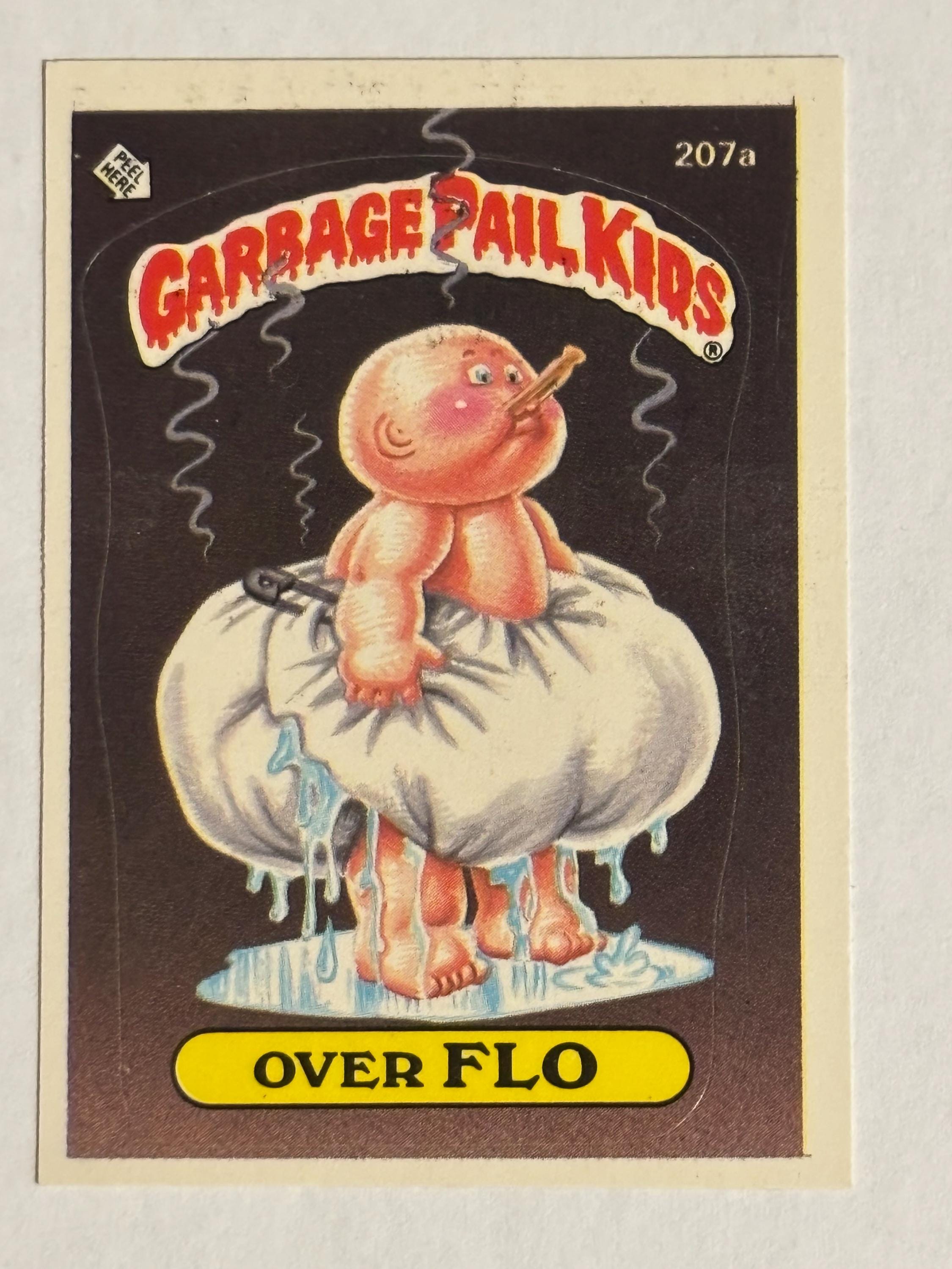Lot of 9 Vintage Garbage Pail Kids Original 1986 Sticker Trading Cards ...