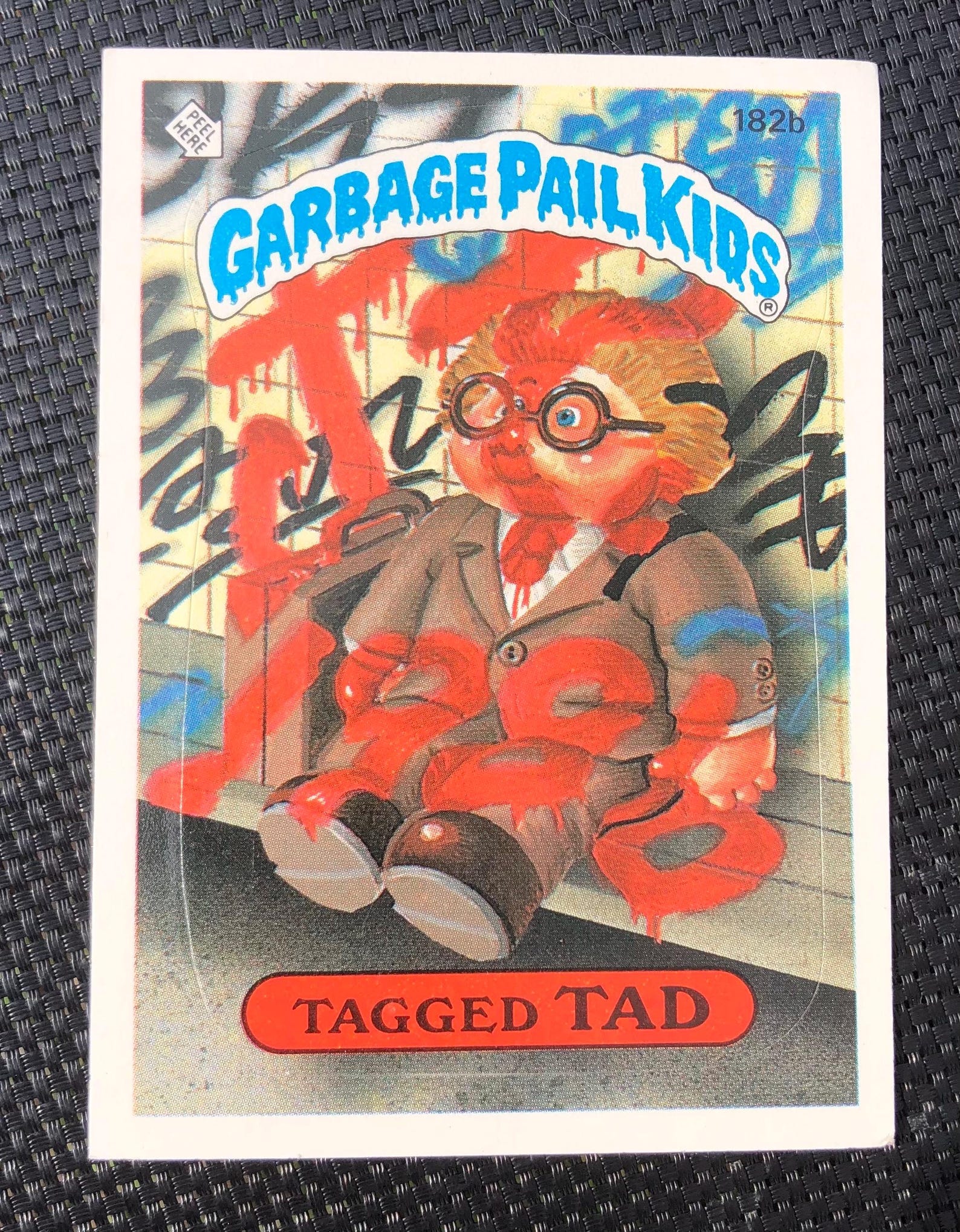 Lot of 9 Vintage Garbage Pail Kids Original 1986 Sticker Trading Cards ...