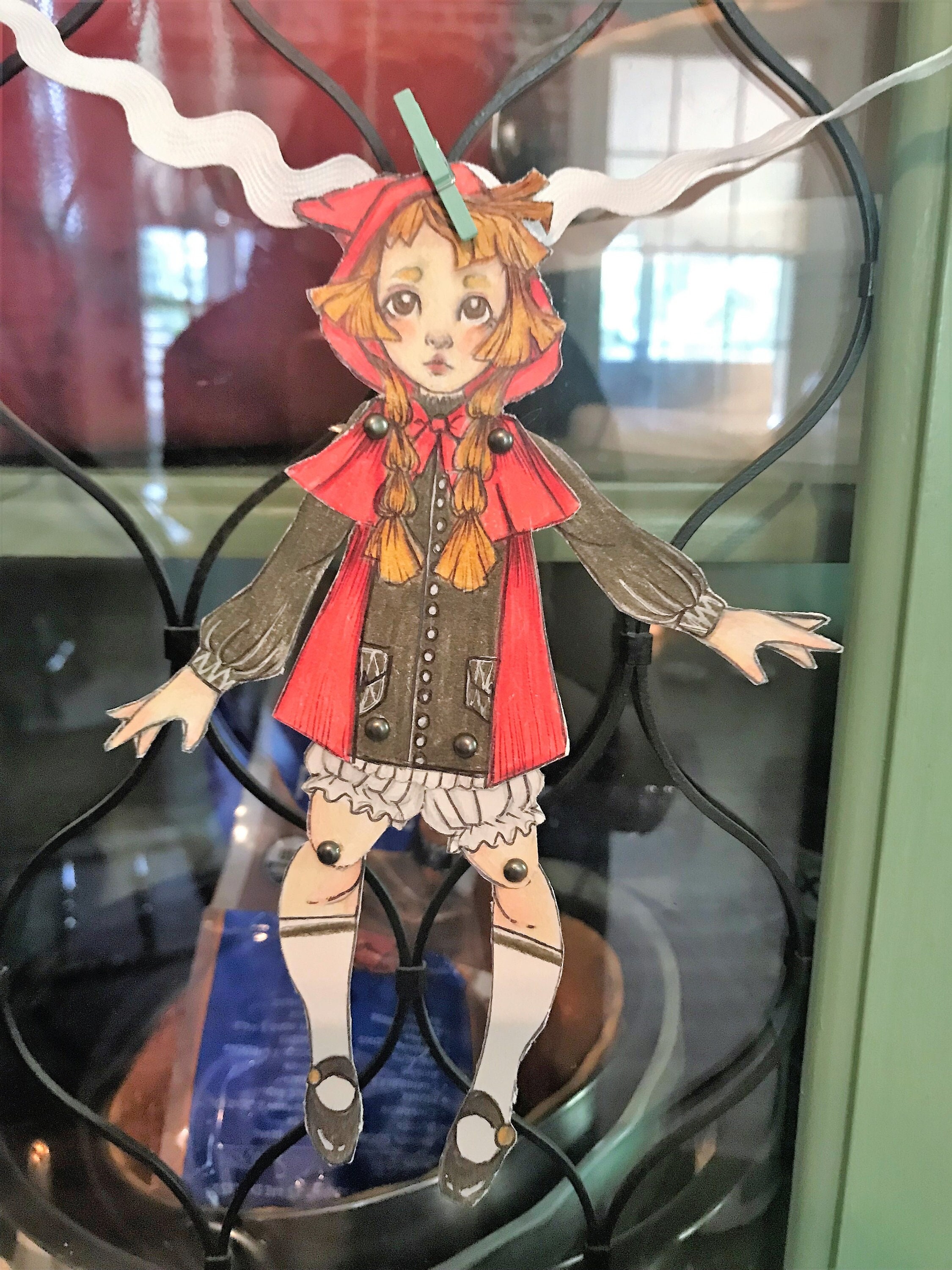 Little Red Riding Hood Paper Doll Movable Doll DIY Project - Etsy