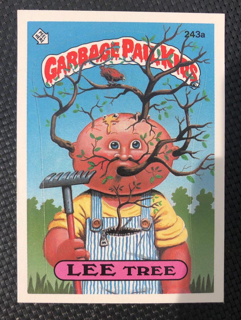 Lot of 9 Vintage Garbage Pail Kids Original 1986 Sticker Trading Cards ...