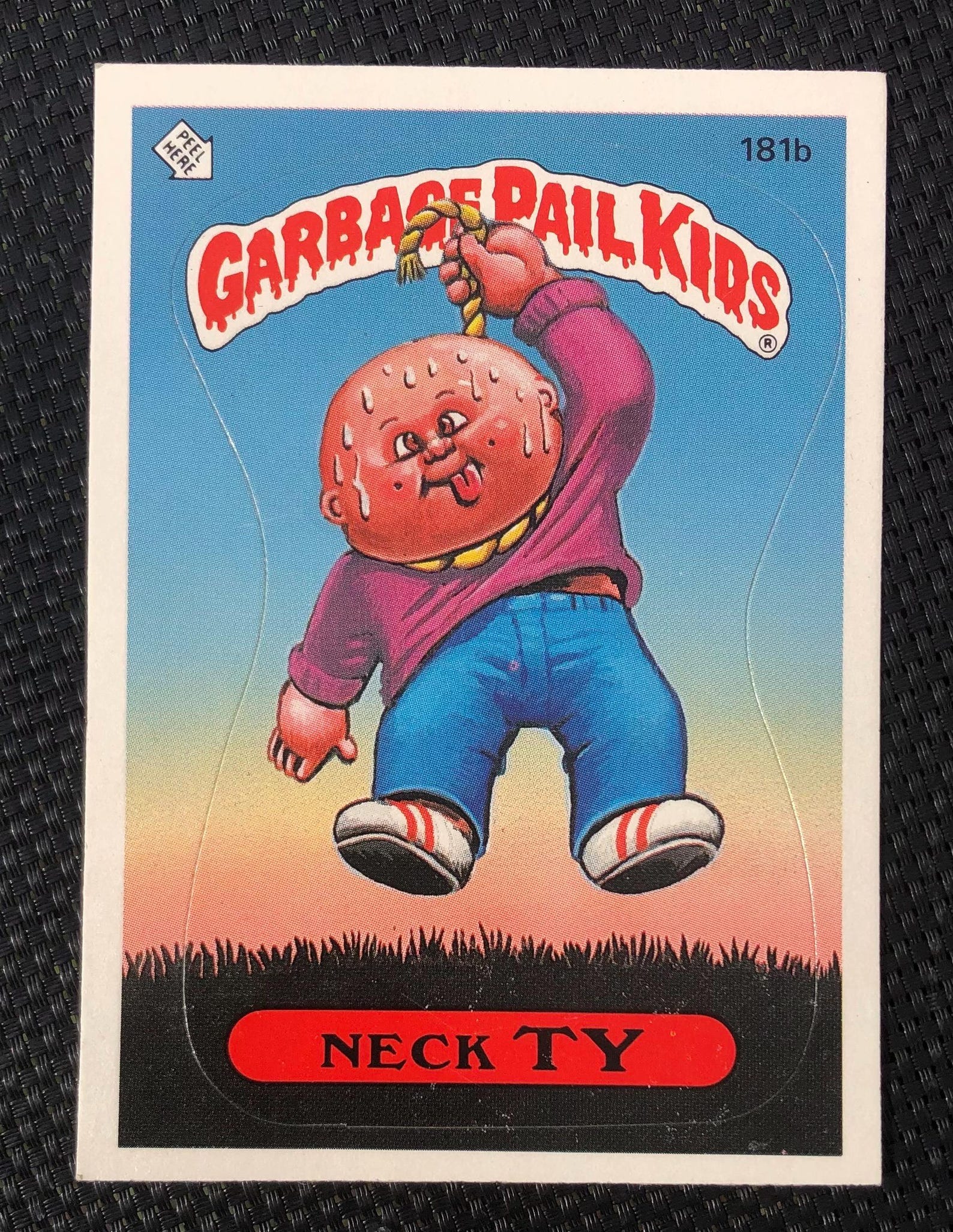 Lot of 9 Vintage Garbage Pail Kids Original 1986 Sticker Trading Cards ...