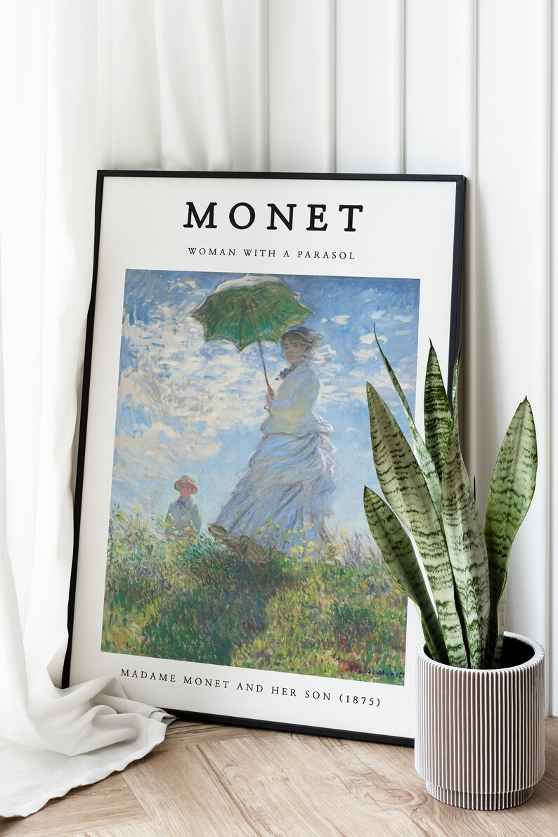 Printable Digital Download Monet Exhibition Poster Claude - Etsy
