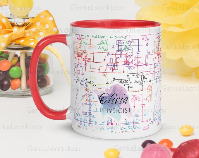 Science Physics Coffee Mug Secret of Invention Physicist Nikola Tesla ...