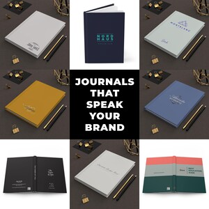Company Logo Journals, Custom Branded Corporate Gifts for Clients, Bulk ...