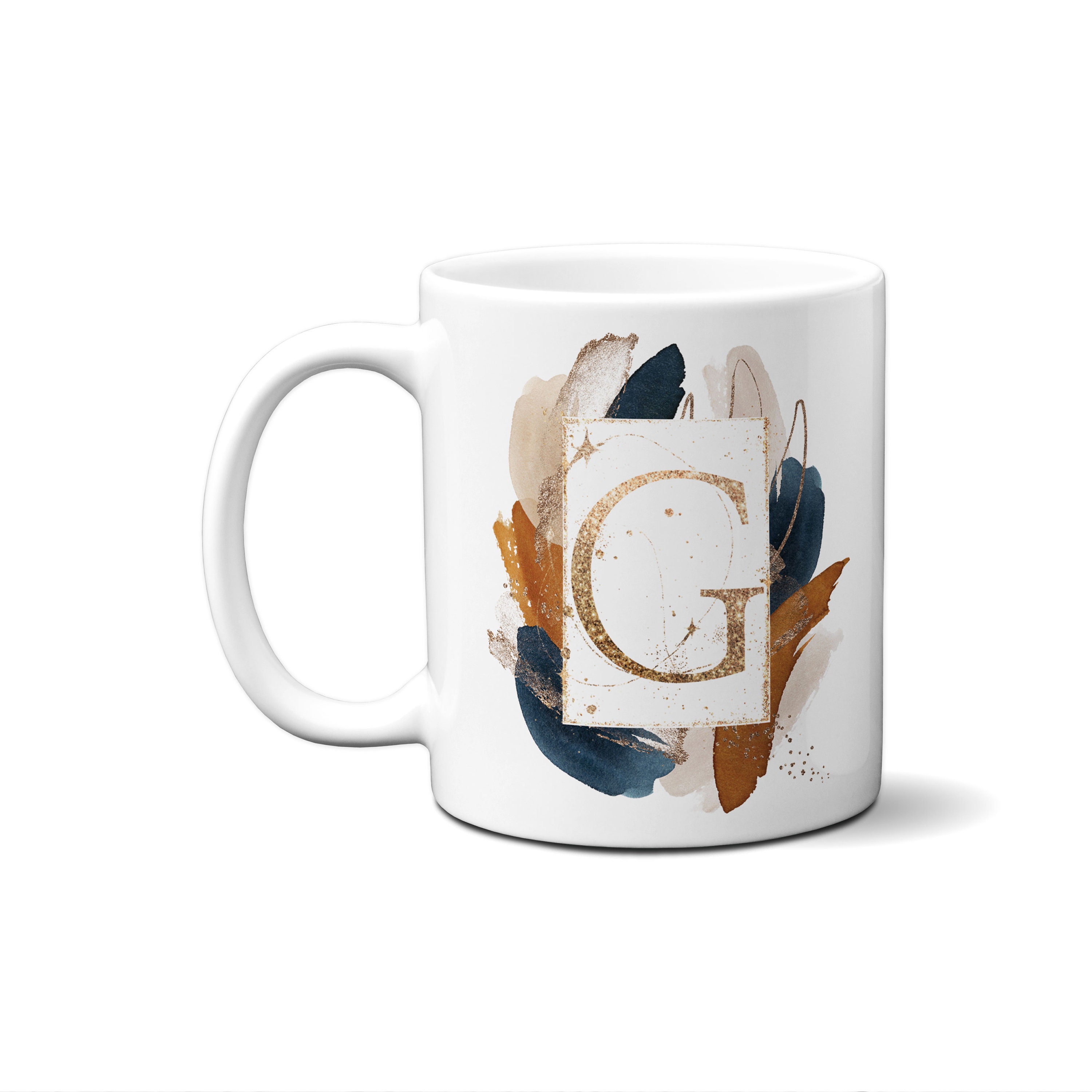 Personalized Name & Initial Letter Monogram Modern Abstract - Etsy