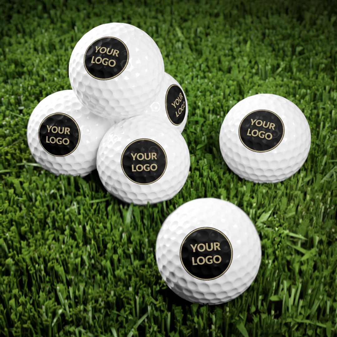 Custom Golf Balls - Logo Item - A Pack of 6 - Etsy