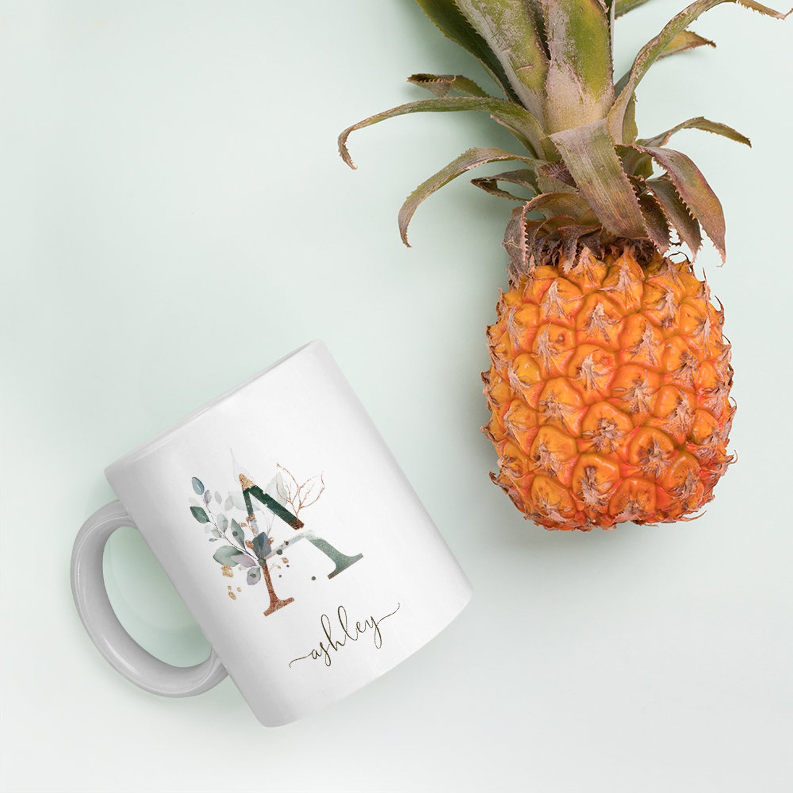 Monogram & Name Personalize Cup for University Student Letter - Etsy