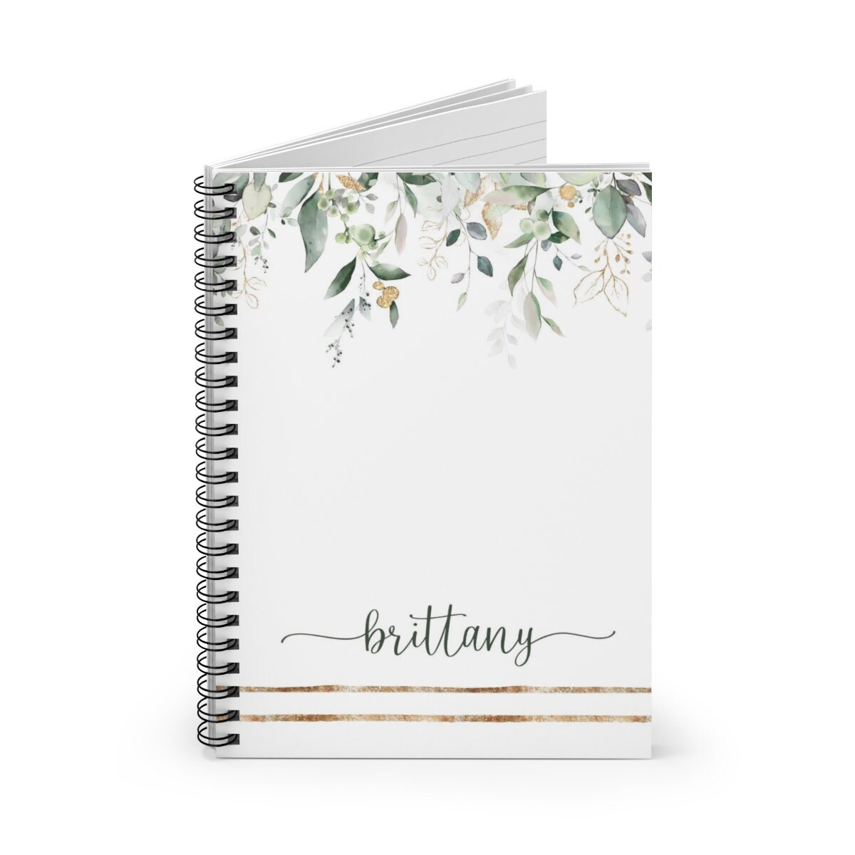 Personalized Spiral Notebook With Pocket - Etsy