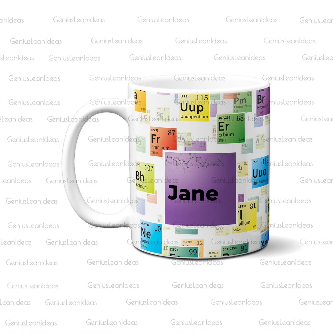 Chemistry Mug, Personalized Gift for Chemist - Etsy