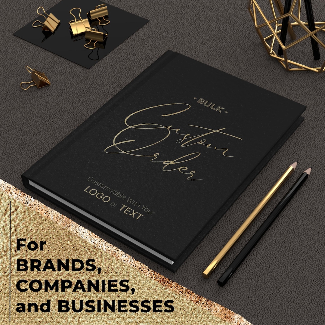 Company Logo Journals, Custom Branded Corporate Gifts for Clients, Bulk ...