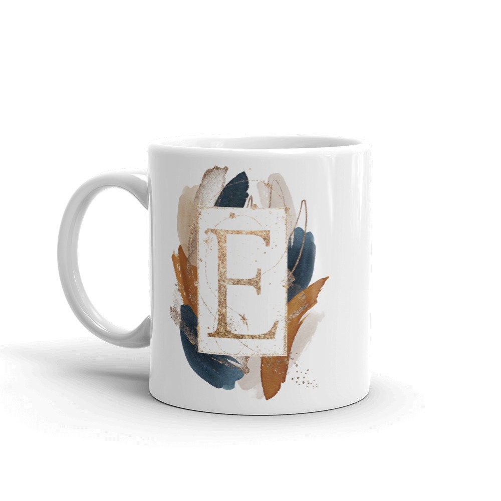 Personalized Name & Initial Letter Monogram Modern Abstract - Etsy