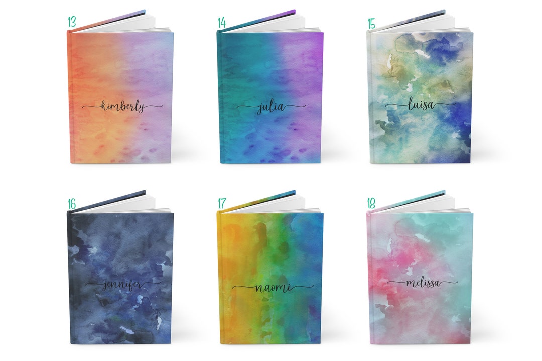 Custom Personalized Journal, Hardcover Notebook, Diary With Name - Etsy