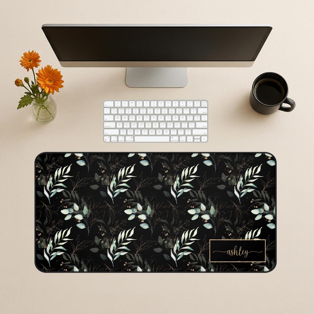 Personalized Desk Mat, Custom Name Large Mouse Pad - Etsy