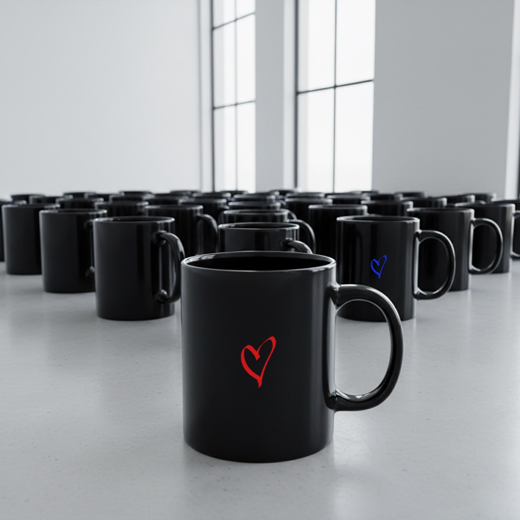 Custom Black Mug With Logo – Promotional Items - Etsy