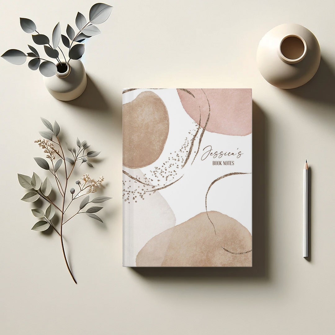 Neutral Notebook - Etsy