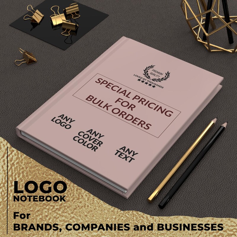 Custom Logo Business Notebooks - Etsy