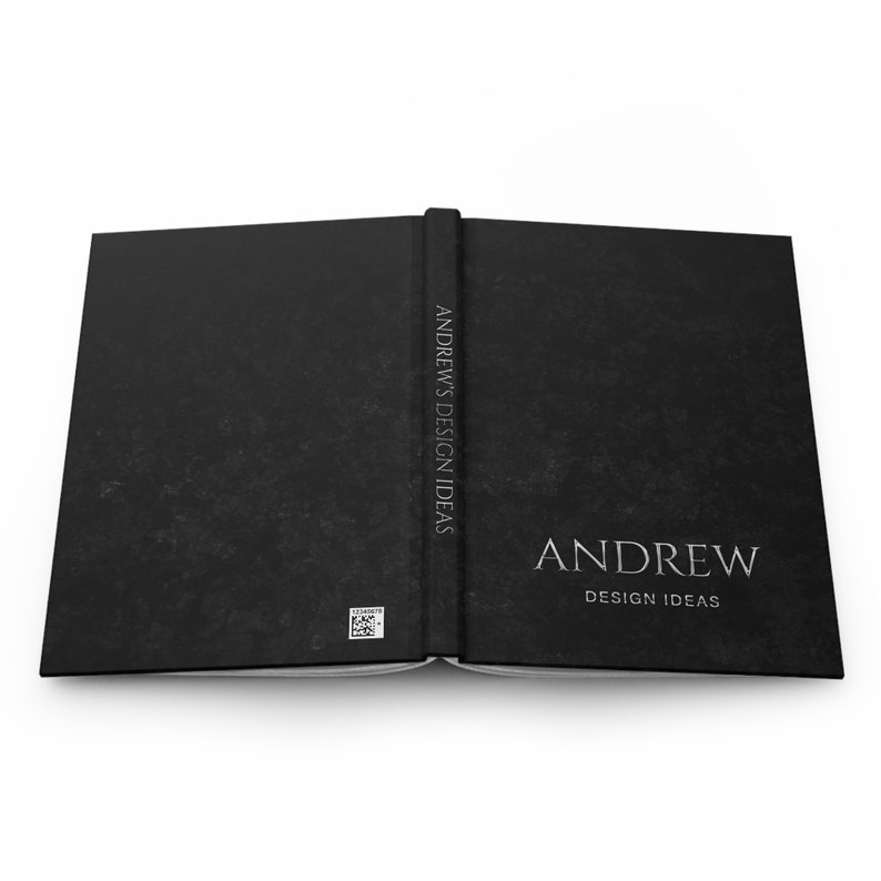 Personalized Men's Journal: Metallic Effect Customizable Hardcover - Etsy