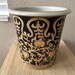 Antique Amita Set 2 Gold Chinese Porcelain Hand Painted Planter Tissue ...