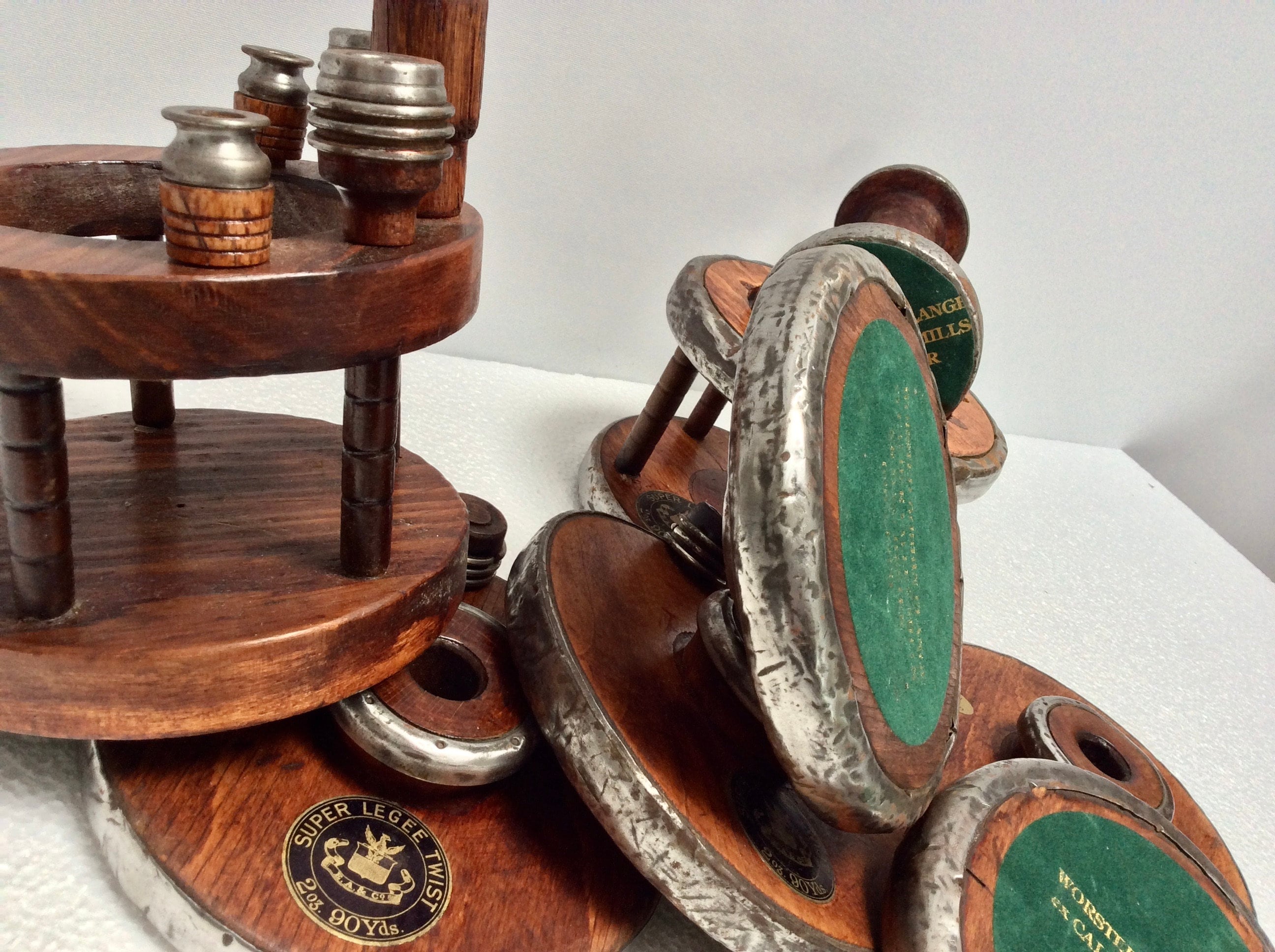 Antique Weaving Mill Wooden Tools Genuine Mill Relics Super Legee Twist ...