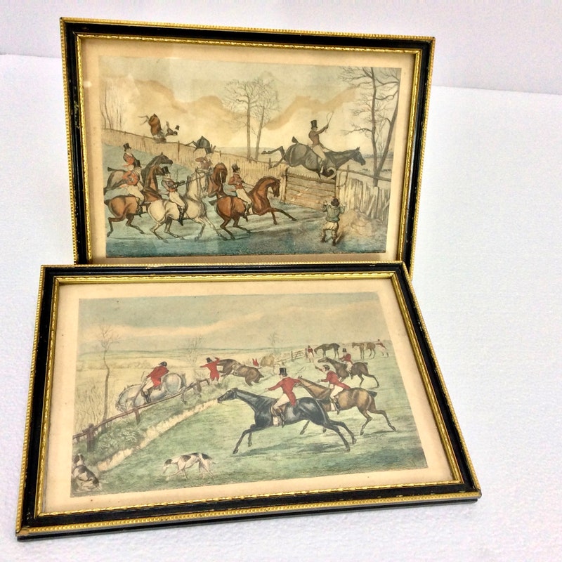 Hunting Scene - Etsy