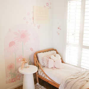 Floral Arch Wall Decals, Floral Wall Decals, Arch Flower Decals Floral ...