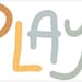 Play Wall Decals, Playroom Decor, Playroom Wall Stickers, Colourful ...