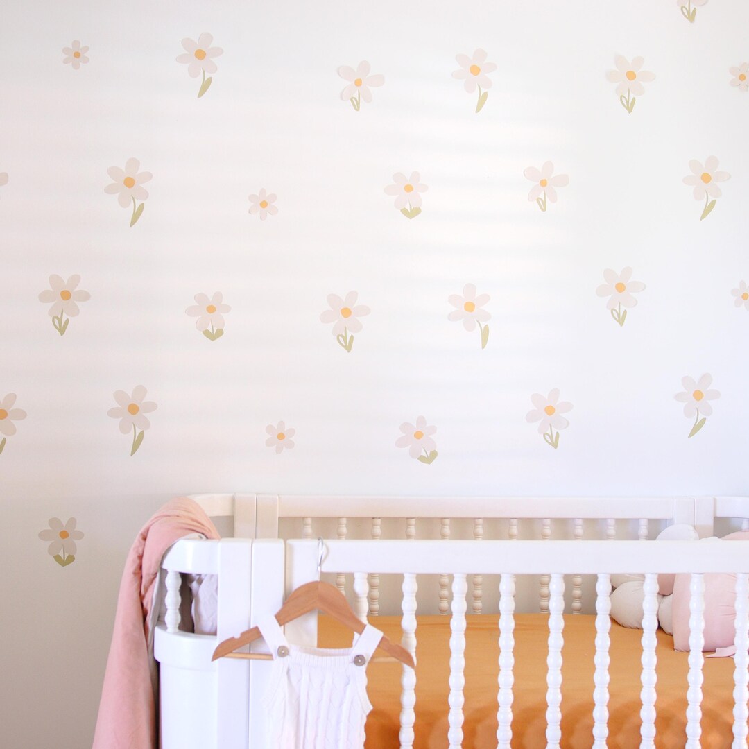 Coloured Daisy Flower Decals, Lots of Colours Flower Wall Decals ...