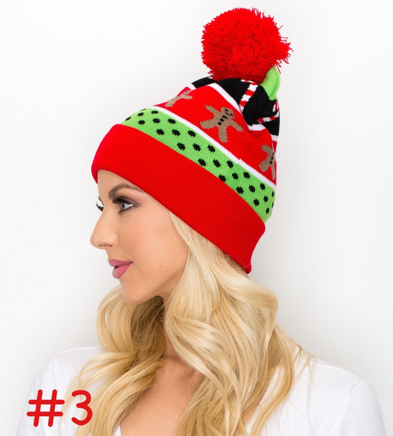 Christmas Beanie Christmas Hat Winter Hats Christmas Gift - Etsy