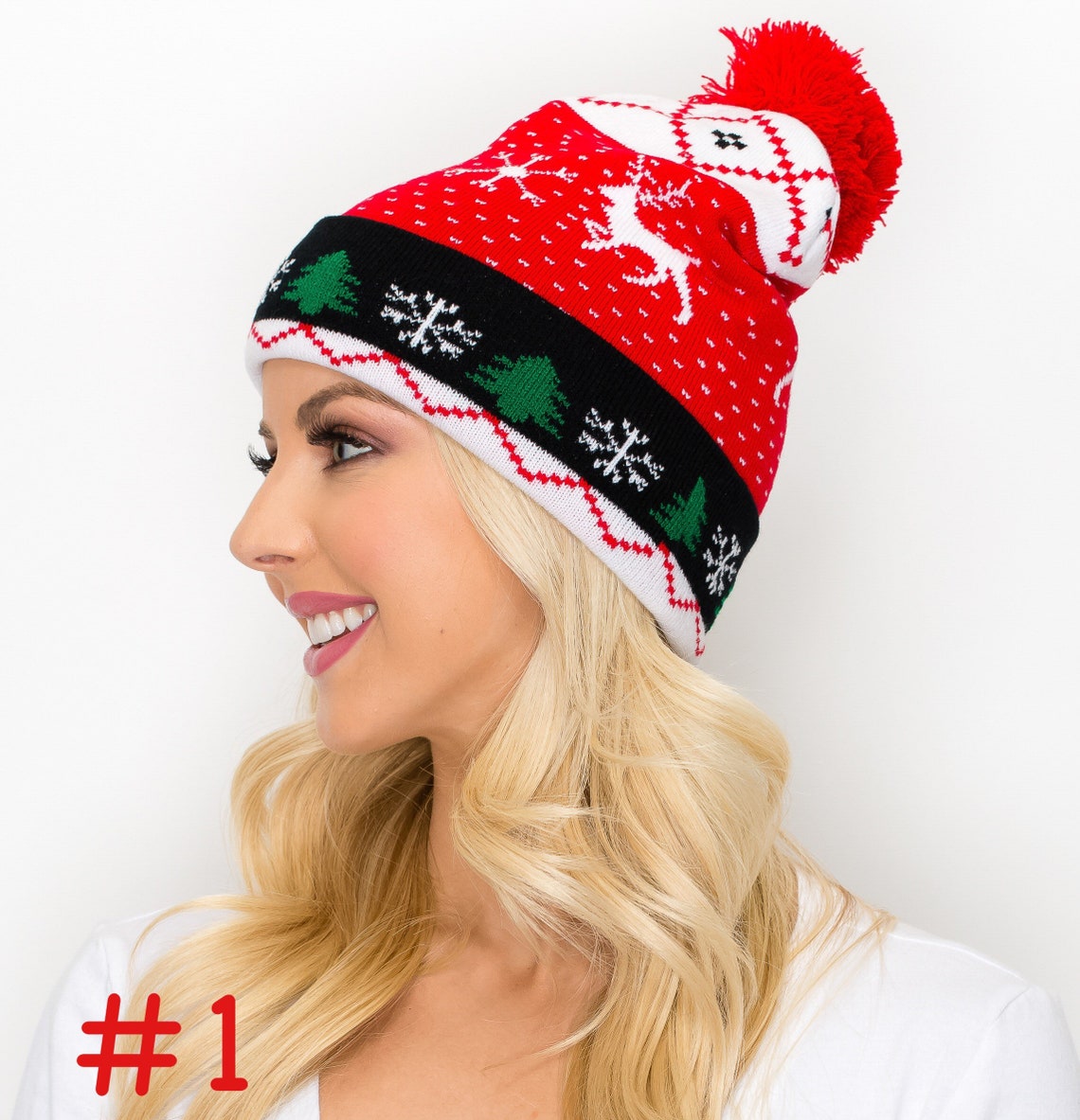 Christmas Beanie Christmas Hat Winter Hats Christmas Gift - Etsy