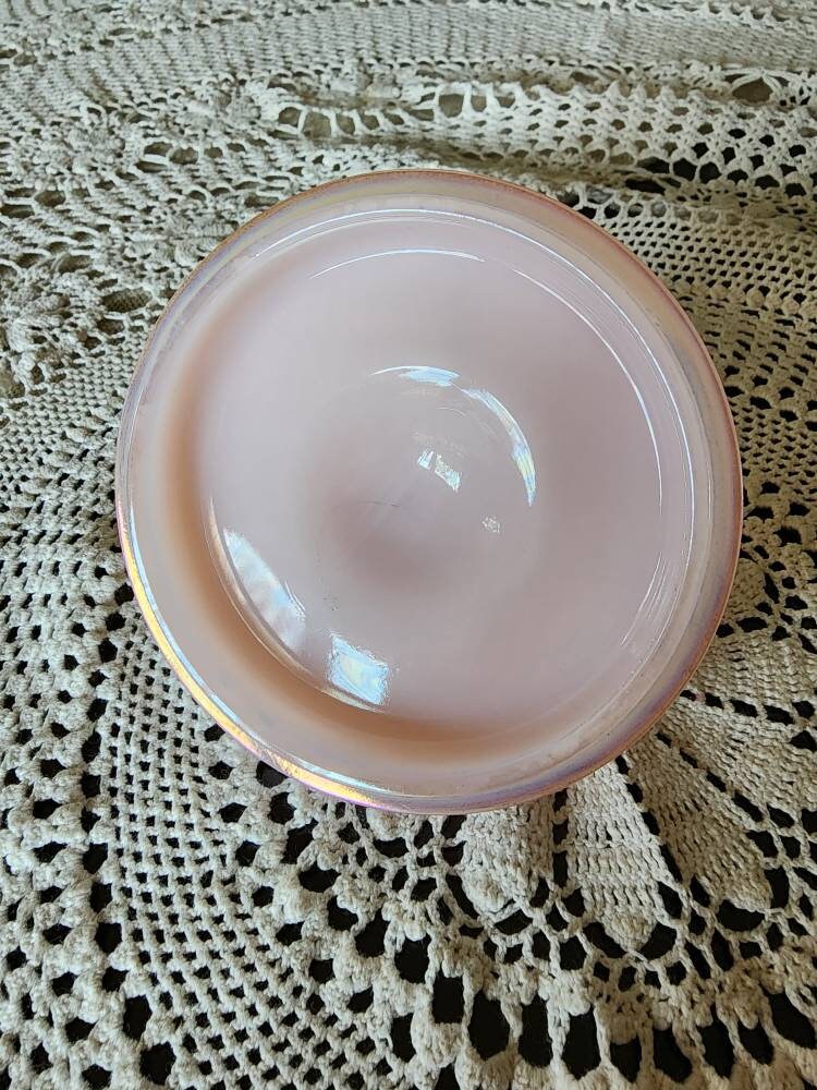 Vintage Fenton 1990's Iridized Shell Pink Chessie Candy - Etsy