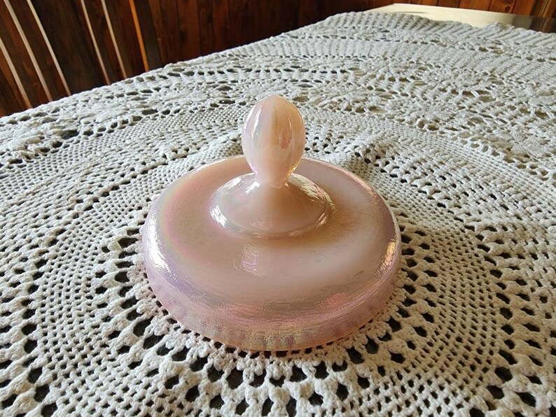 Vintage Fenton 1990's Iridized Shell Pink Chessie Candy - Etsy