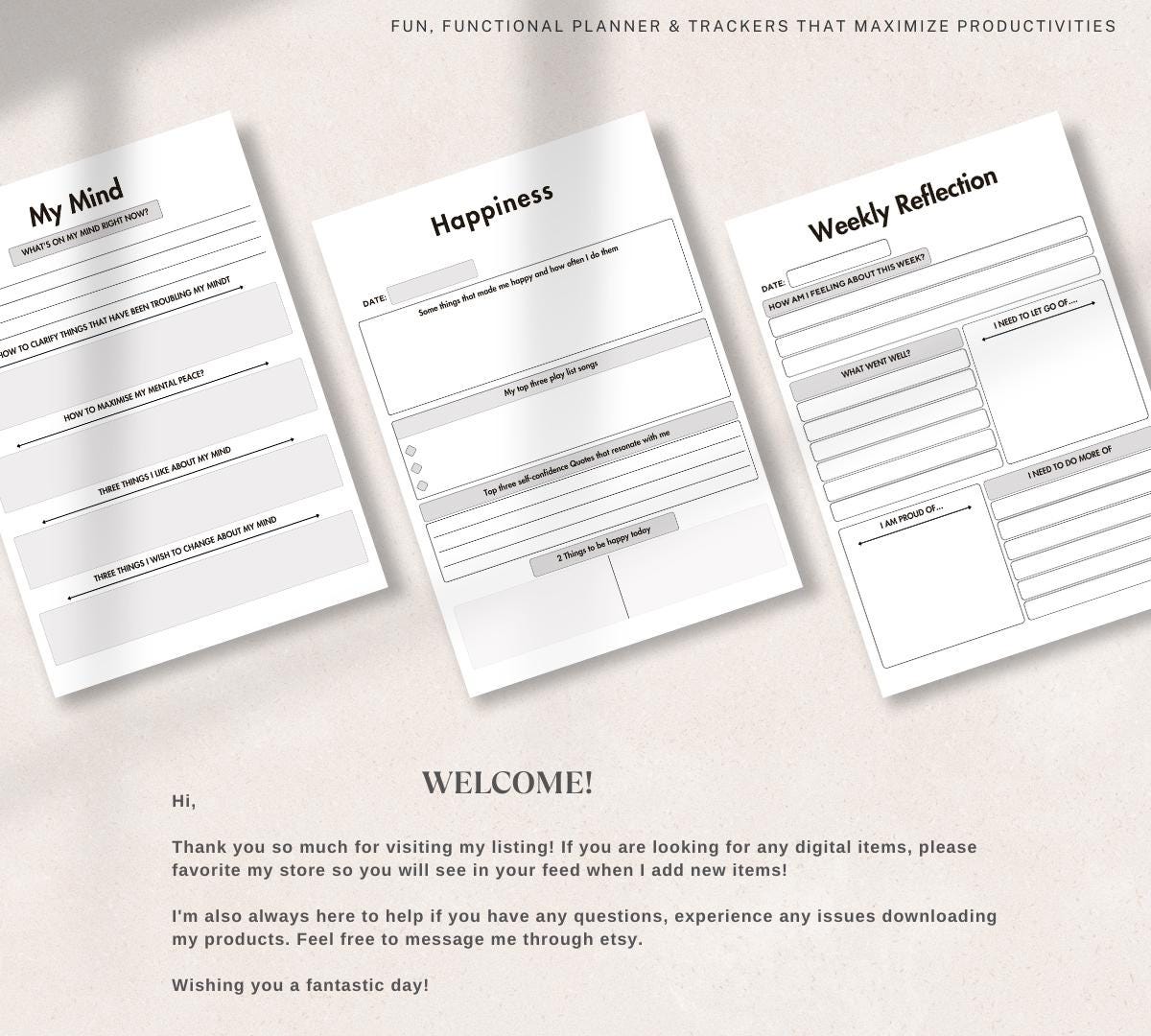 2025 Vision Board Planner: Goal Setting Organizer (digital Download) - Etsy