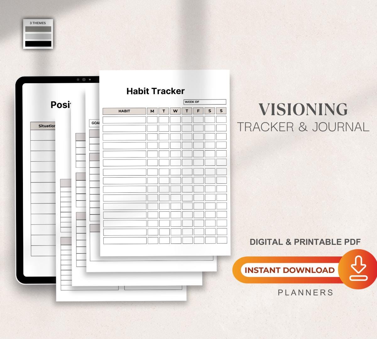 2025 Vision Board Planner, Goal Setting Planner, Law of Attraction ...