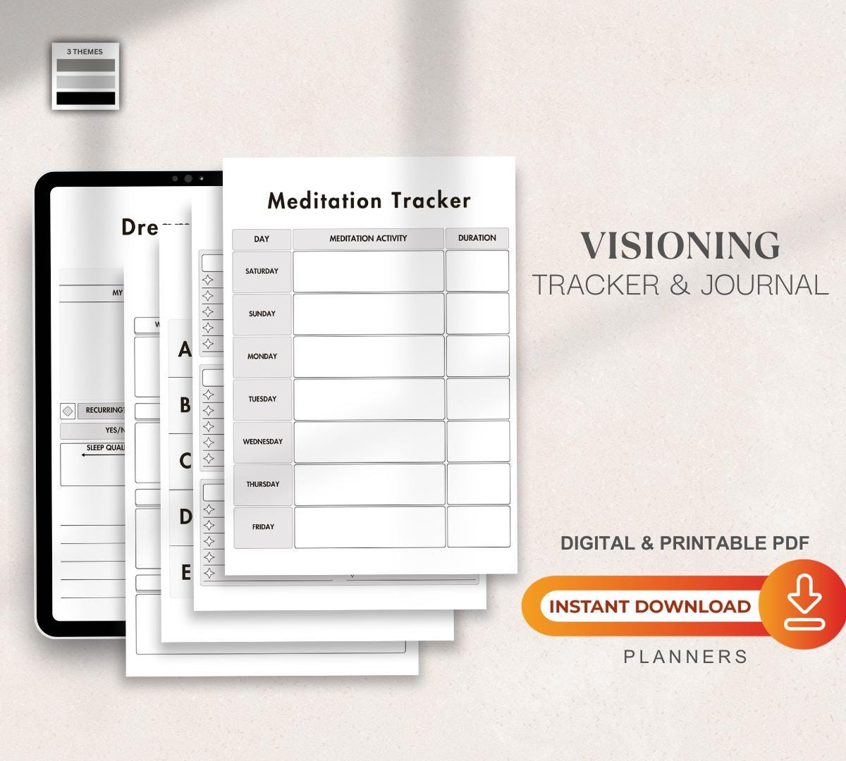 2025 Vision Board Planner: Goal Setting Organizer (digital Download) - Etsy