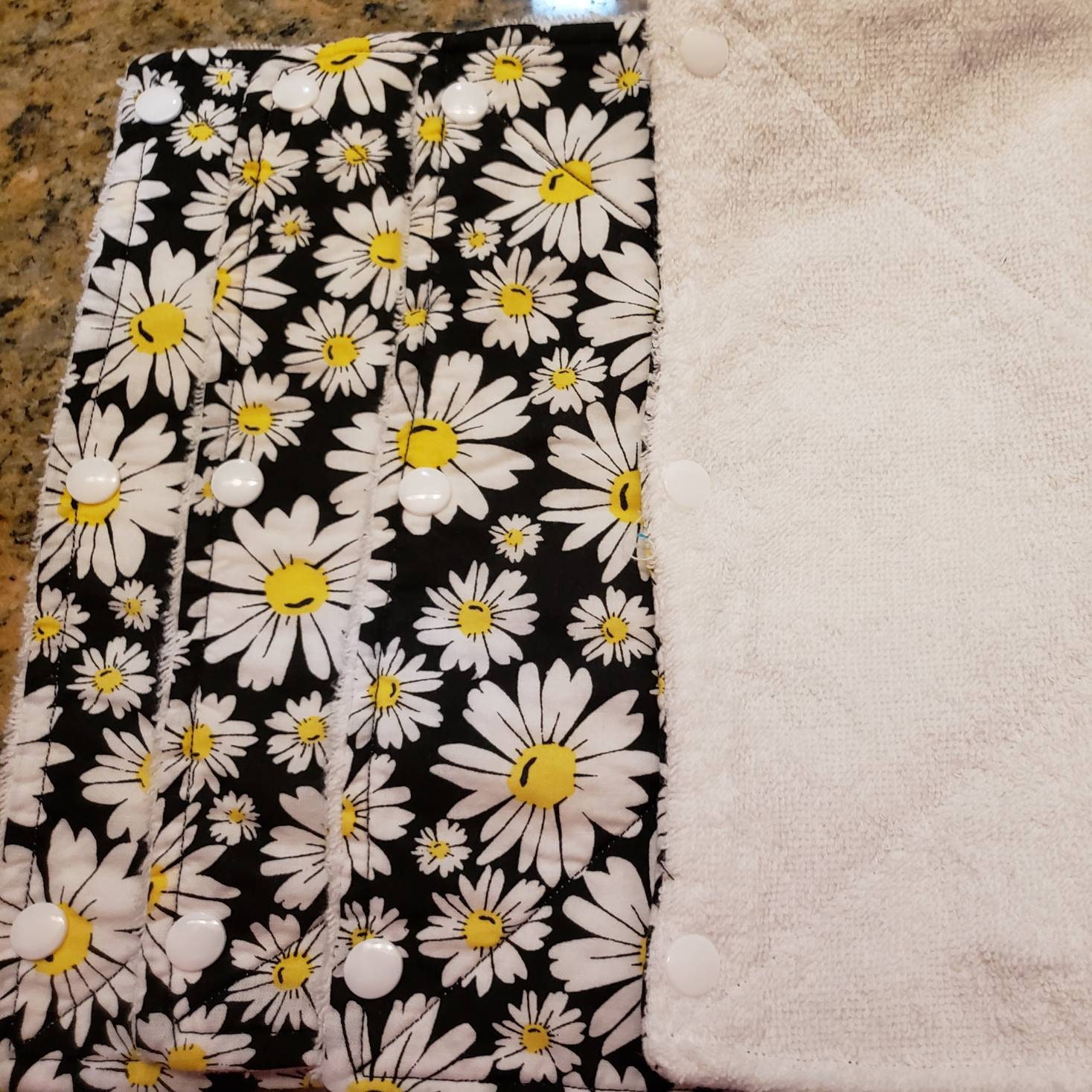 Reusable paper towels Daisy towels Custom 2 layer Towels | Etsy