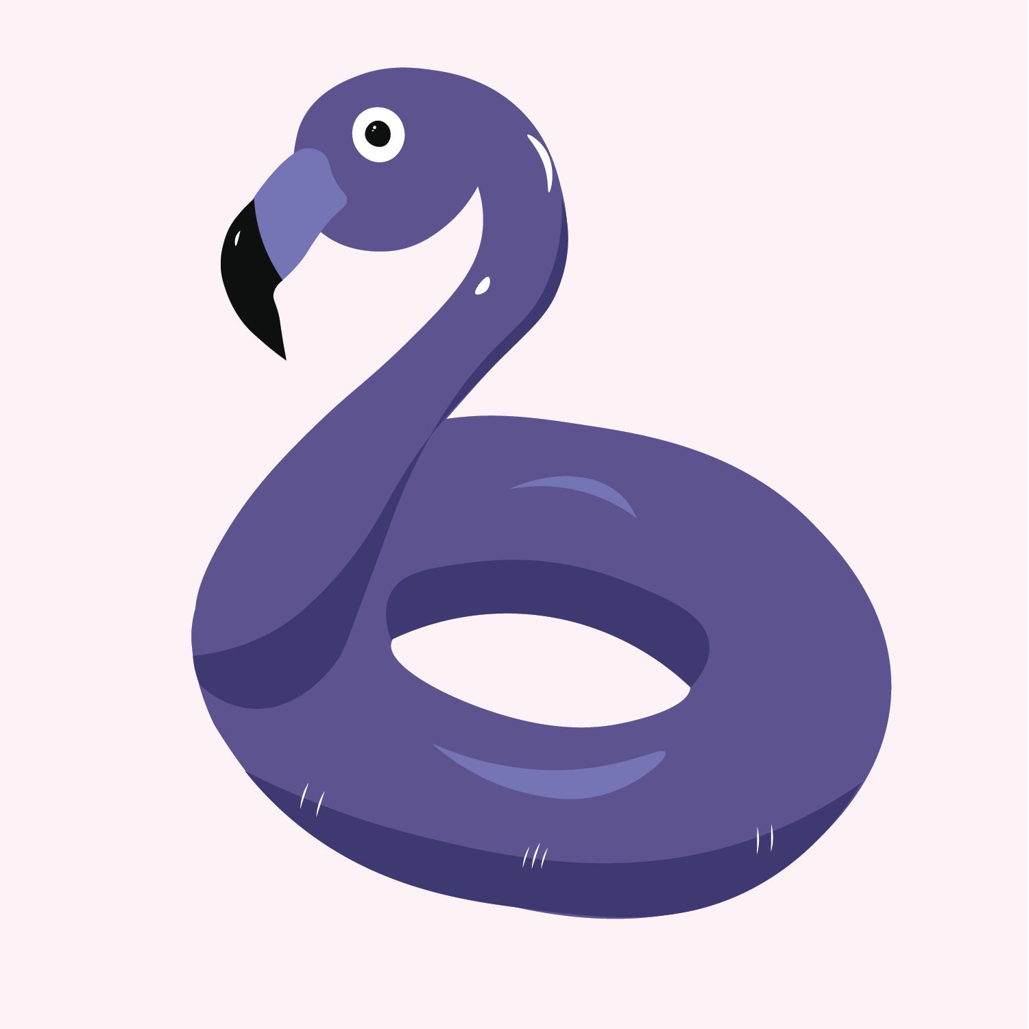 Rainbow Flamingo Floaties Clipart Icons | 31 Colorful Flamingo Pool ...