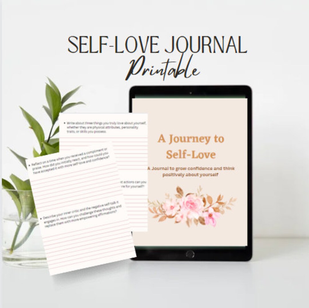 A Journey to Self-love, A Guided Journal 50 Journal Prompts to Find ...