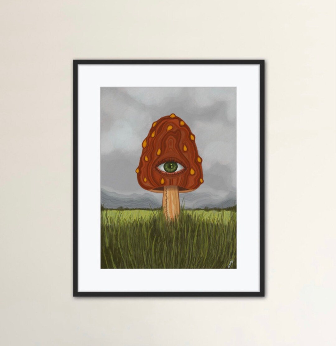 Magic Mushy Illustration Art Print Wall Art - Etsy