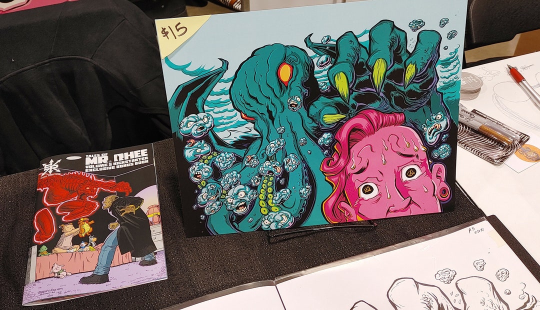 Cthulhu Speaks to Zane - Tales of Mr. Rhee Print - Etsy