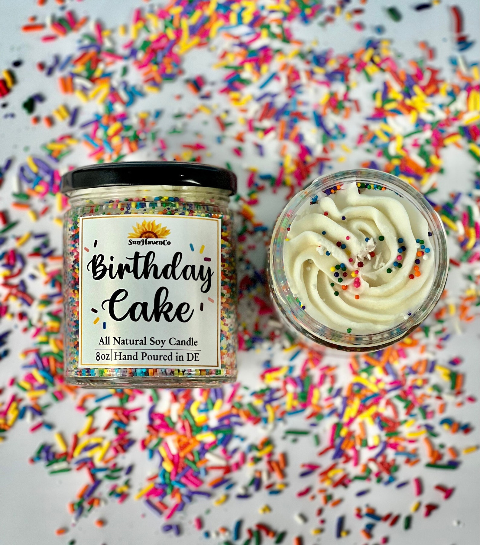 Happy Birthday Candle Custom Birthday Candle Gift Candle - Etsy