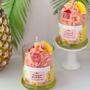 Tropical Paradise Dessert Candle, Tropical Candle, Luxury Dessert Candle, Candle Gifts Ideas ...