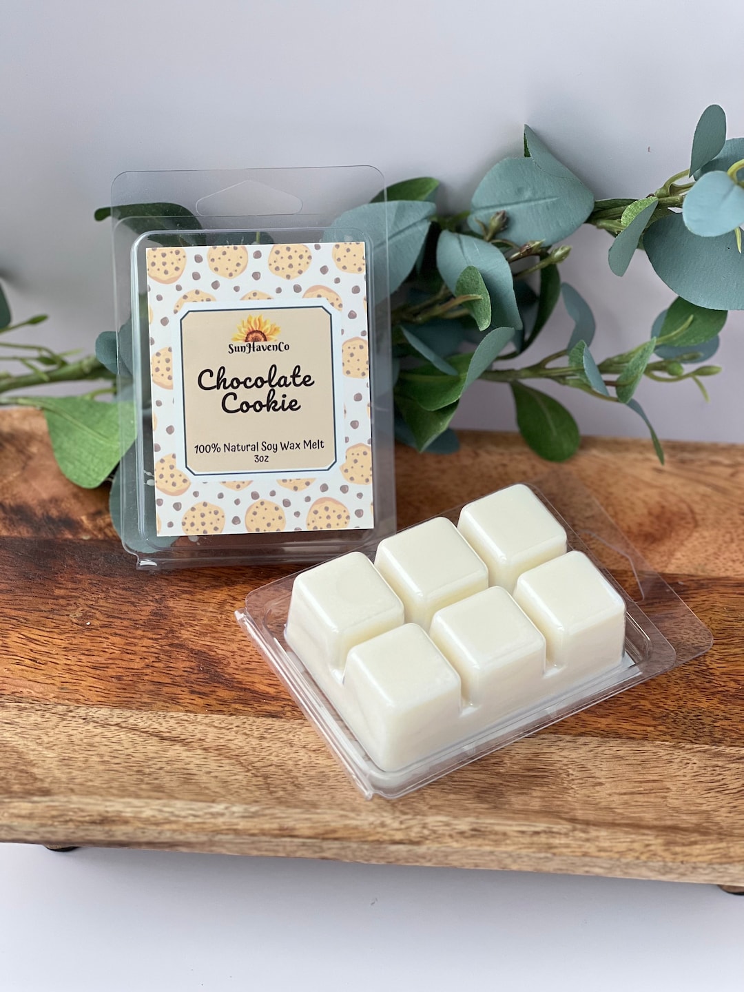 Chocolate Cookie Wax Melts, Clamshell Wax Cubes, Chocolate Wax Tarts ...