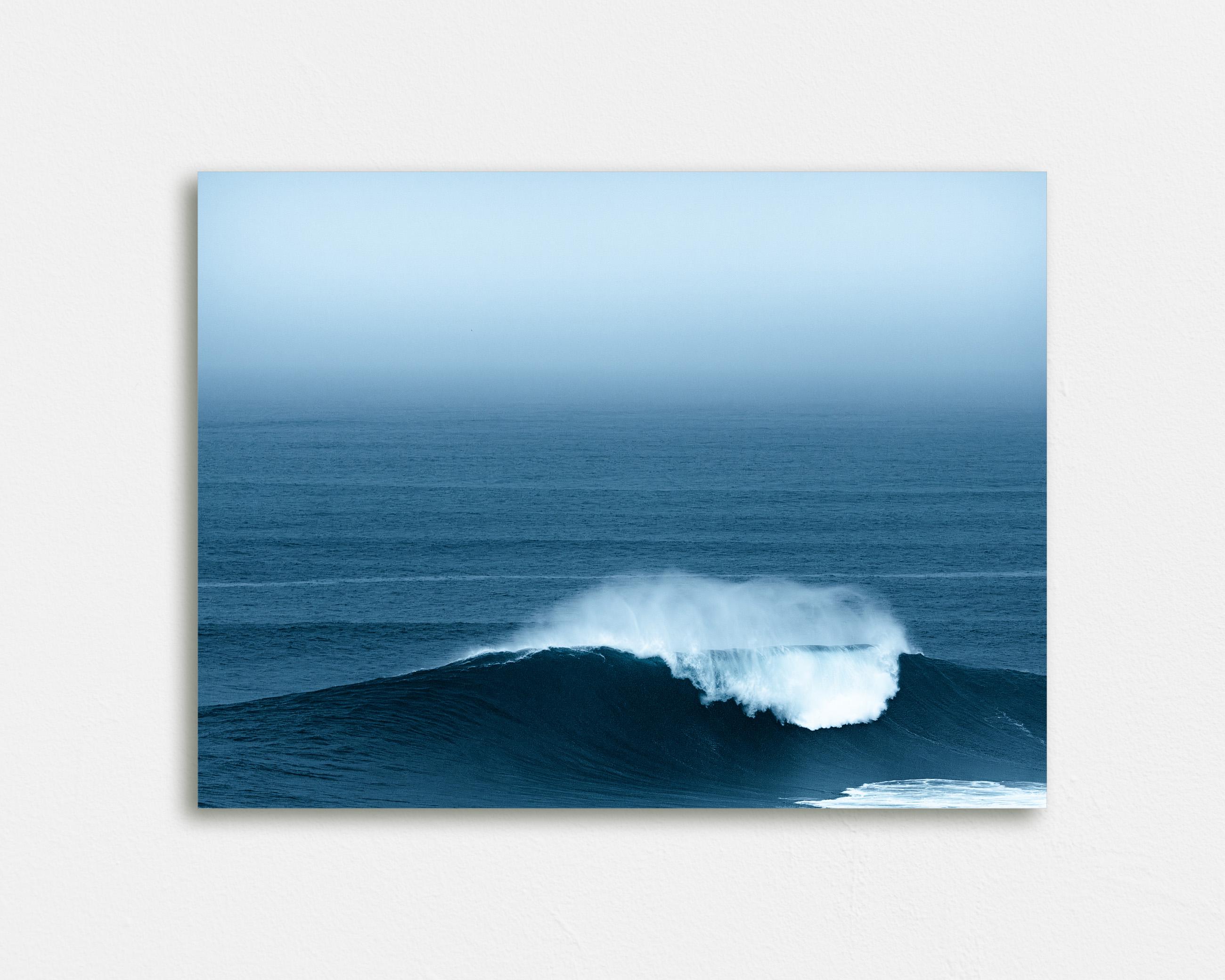 Blue Ocean Print, Big Wave, Nazare, Portugal, Minimalist Art, Ocean ...