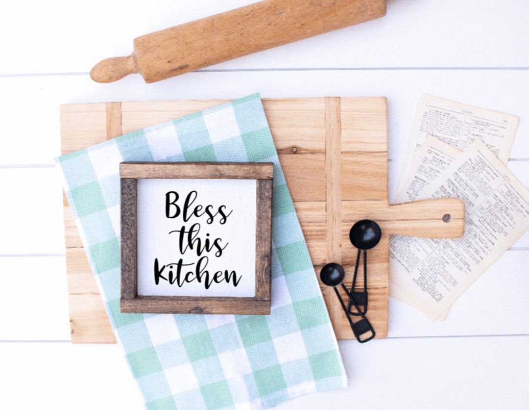 Bless this kitchen sign, Kitchen Sign, Kitchen Decor, Home Decor ...