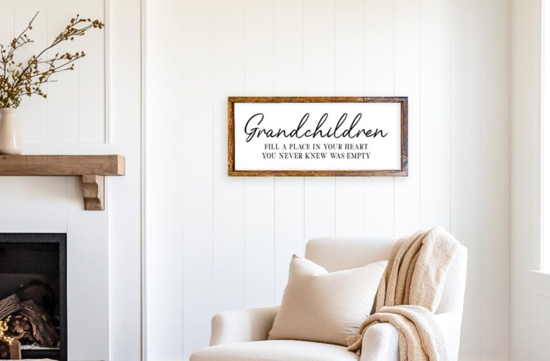 Grandchildren Sign, Grandparent Sign, Grandparent Decor, Gift for ...