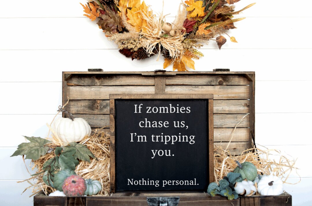 Zombies Sign, Halloween Decor, Halloween Sign, Halloween, Home Decor ...