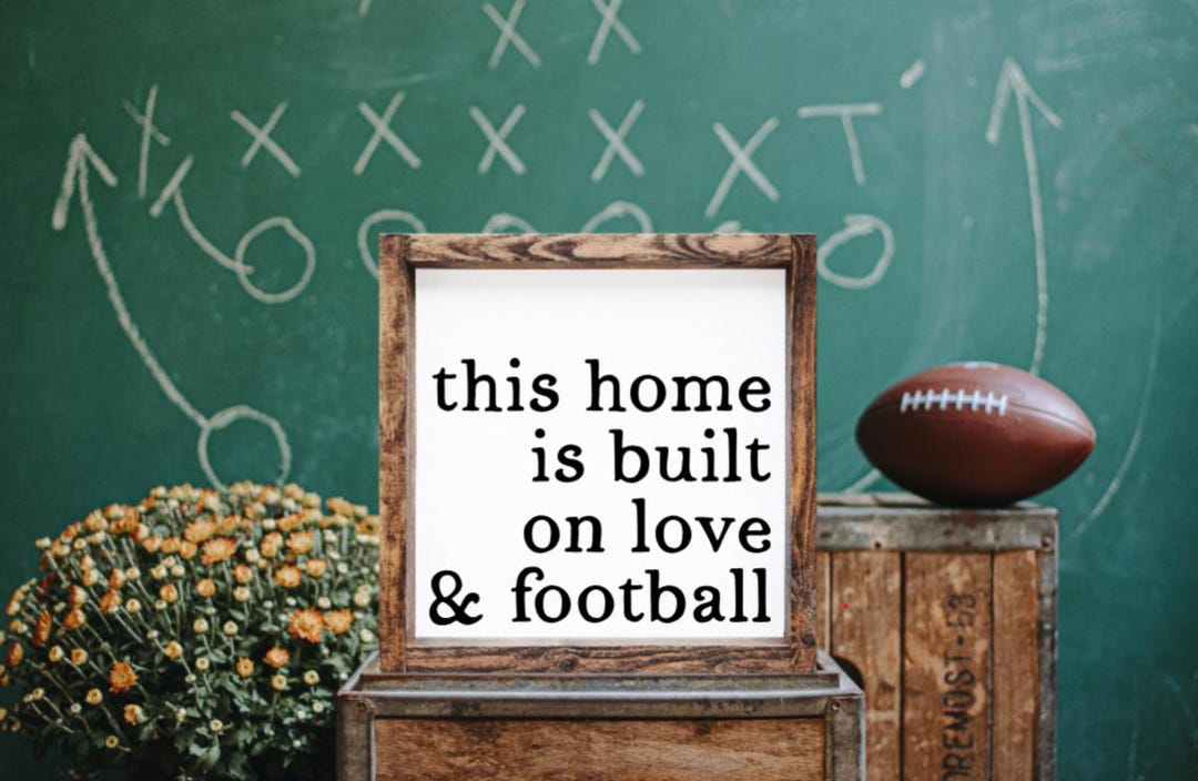 Football Sign, Football Decor, Football, Home Decor, Fall Sign, Fall ...