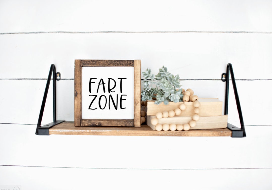 Fart Zone Sign, Funny Bathroom Sign, Funny Bathroom Decor,bathroom Sign ...