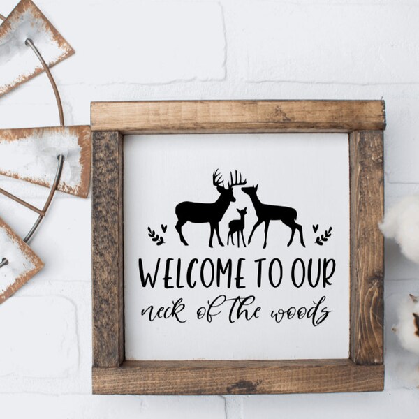 Welcome to Our Neck of the Woods - Etsy